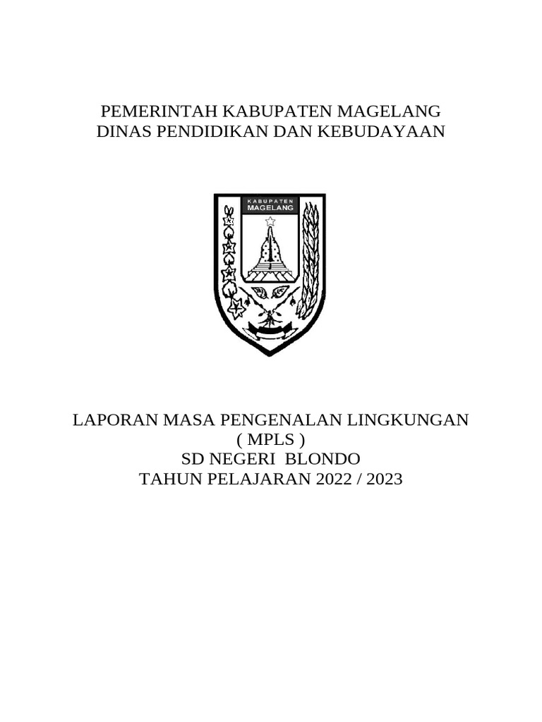 Contoh Laporan MPLS | PDF