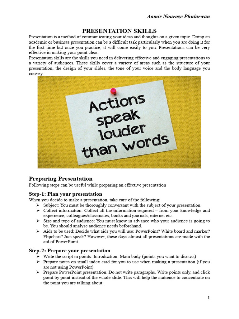 02PD. Personality Development | PDF | Body Language | Nonverbal ...