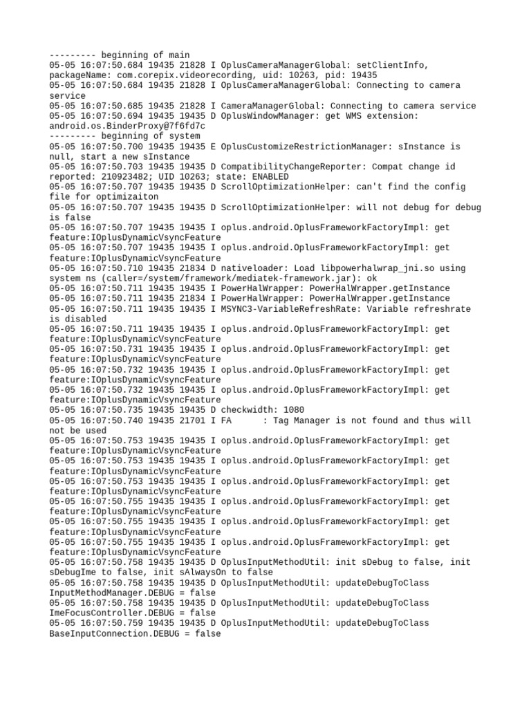 Logcat 1746441470673 | PDF | Java (Programming Language) | Software