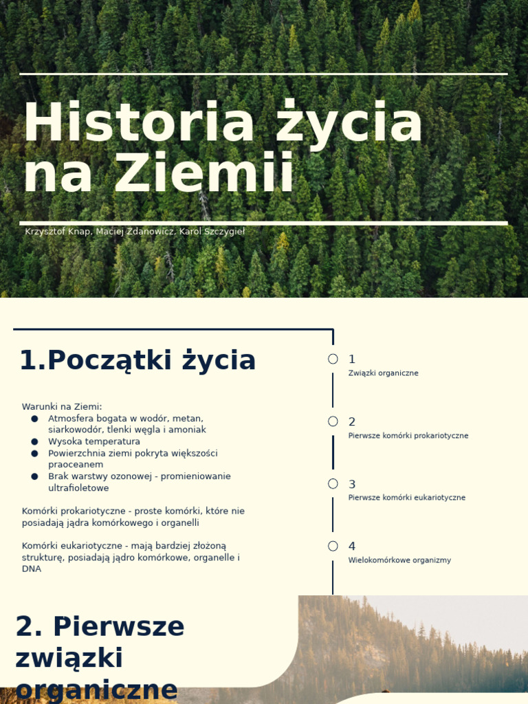 Historia Życia Na Ziemii | PDF