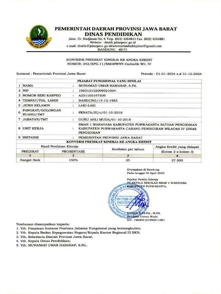 2024-Pak Konversi_muhamad Umar Harahap-ttd Basah_compressed | PDF