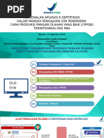 Tata Cara Pendafataran IP CPPOB Melalui E-Sertifikasi | PDF