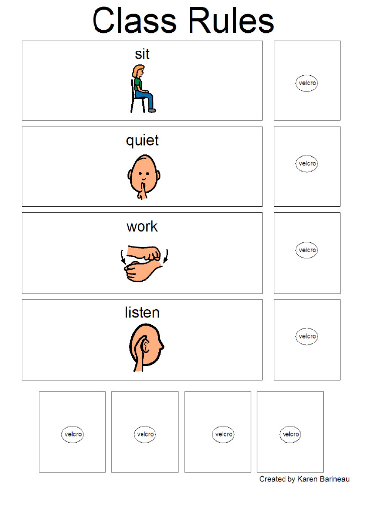 Self Check Behavior Chart | PDF