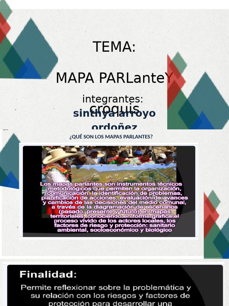 Mapa Parlante y Croquis | PDF