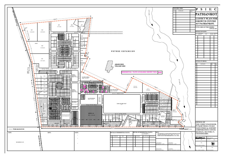 Map Of Residential And Industrial Plots Pdf 