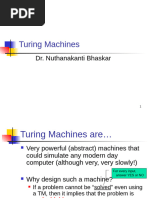 Unit-4 Turing Machine (TOC) | PDF | Theory Of Computation | Computer ...