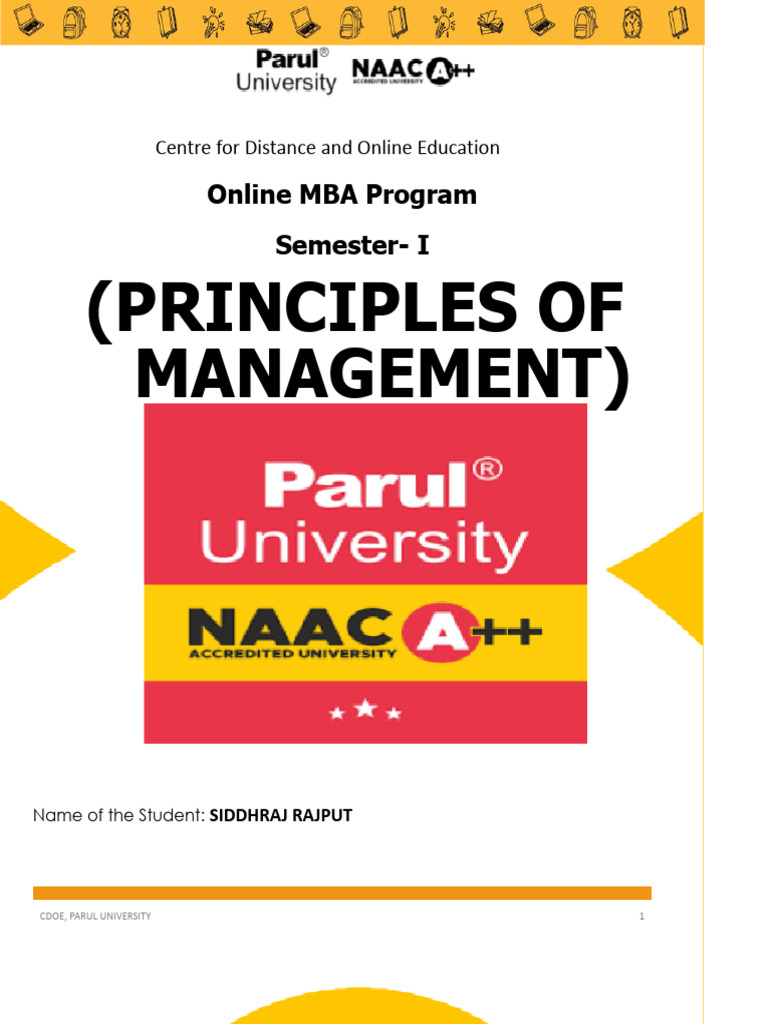 Principle of Management Assignment | PDF | Strategic Management ...