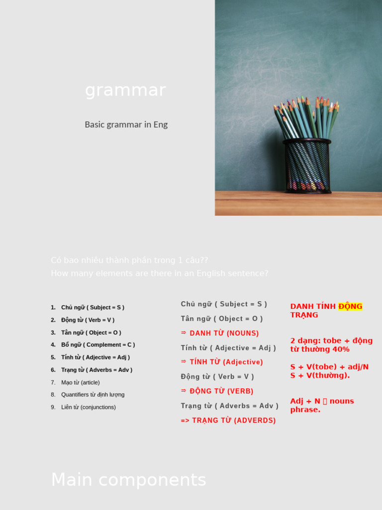 Grammar 1 | PDF