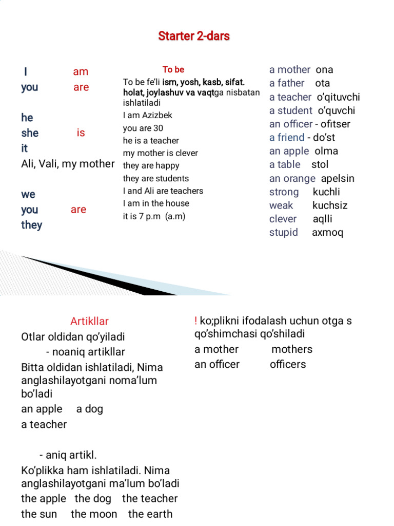 Starter 2-Dars Presentatsiya | PDF | Chess Theory | Chess
