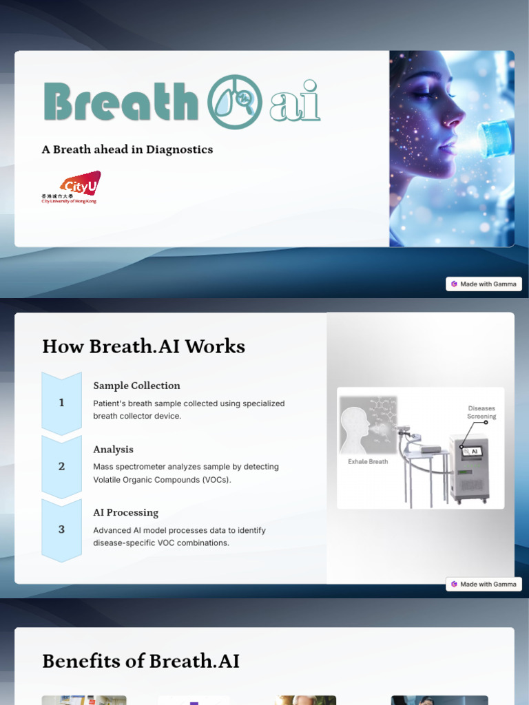Breath.AI: Revolutionizing Diagnostics | PDF | Sensitivity And ...