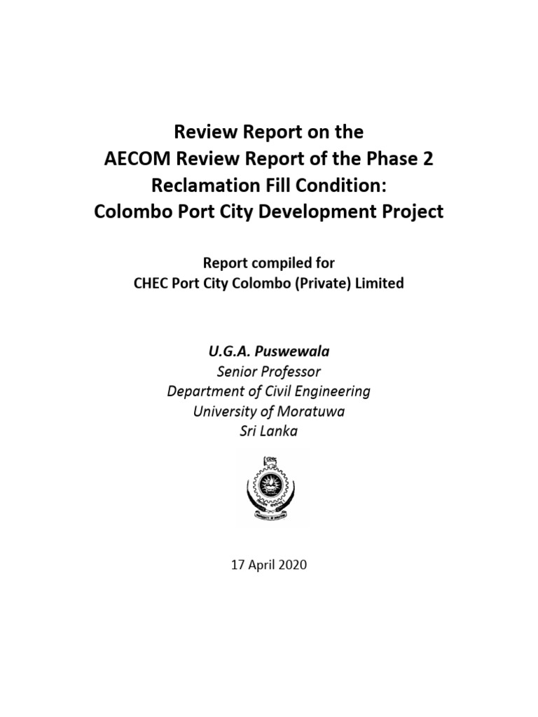 Review Report On AECOM Report - Rev1 | PDF | Moment Magnitude Scale | Earth Sciences