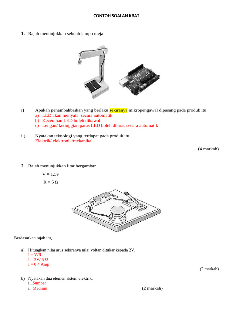 Teknik Menjawab Soalan Kbat | PDF