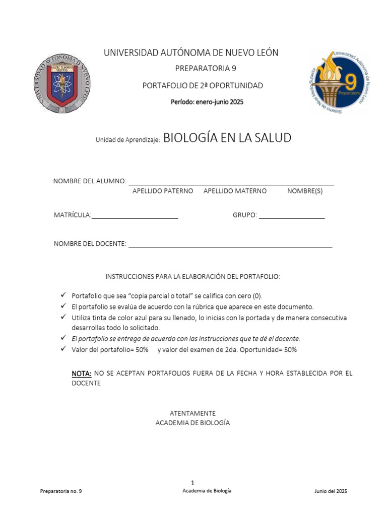 BELS PORTAFOLIO 2da Op - 2025 | PDF | Control de la natalidad | Músculo