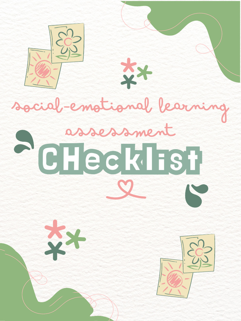 Social-Emotional Learning (SEL) Assessment | PDF | Learning | Psychology