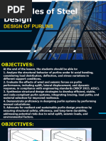 Purlins and Side Girts Function and Connections | PDF | Framing ...