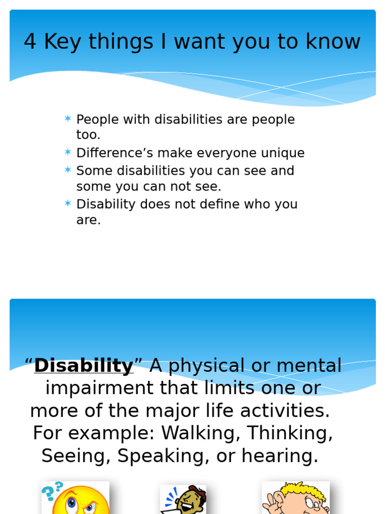 Disability Awareness Essentials | PDF | Disability | Intellectual ...