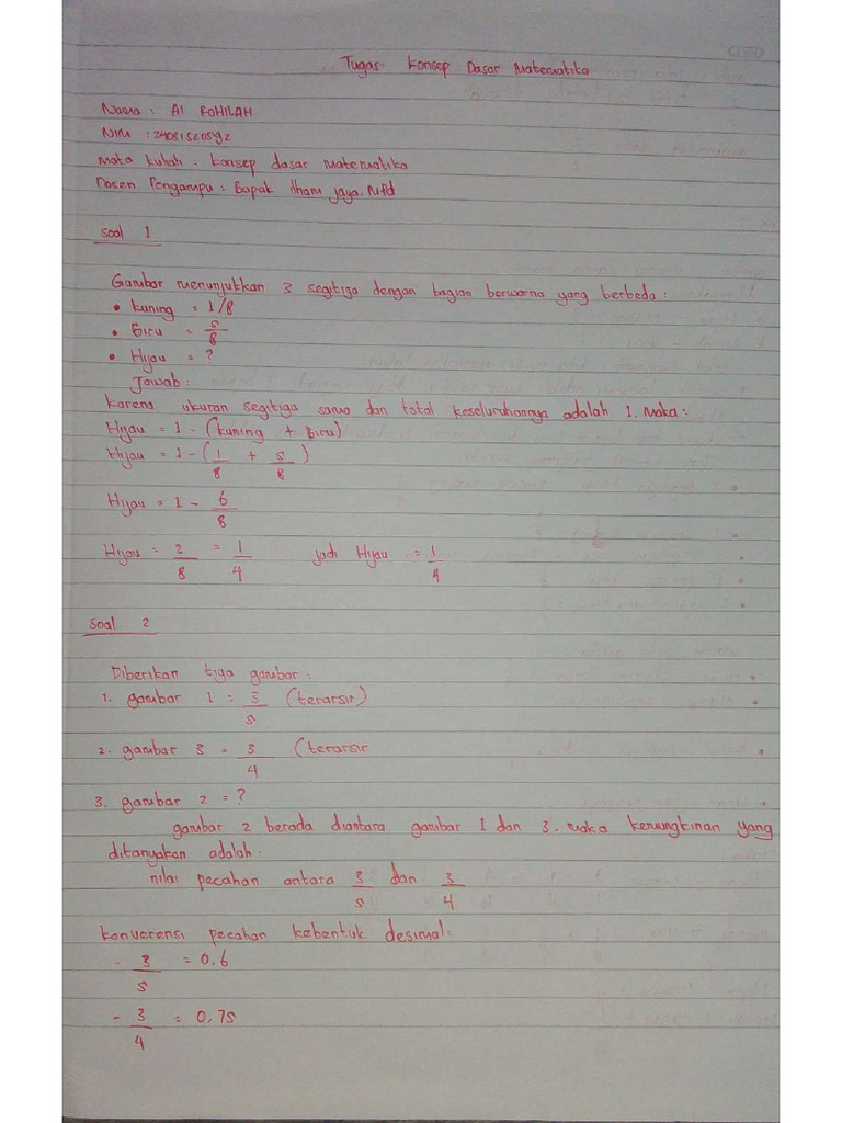 Ai Rohilah - 24031320592 - KDM | PDF