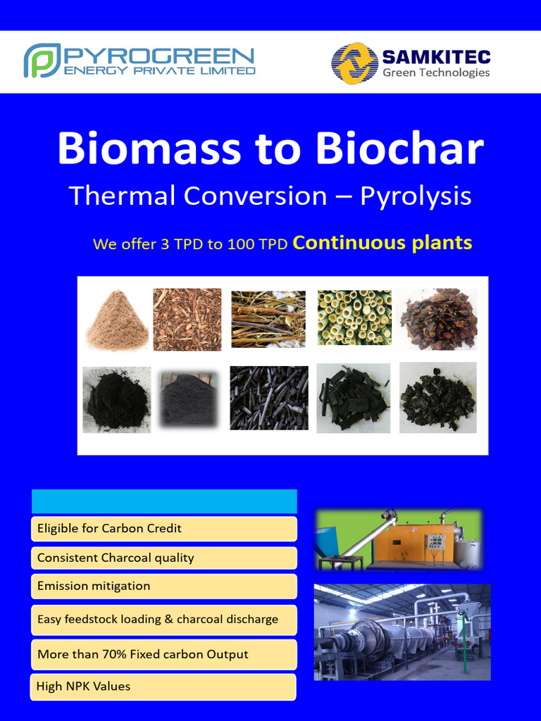 BioChar Brochure New Pyrogreen | PDF