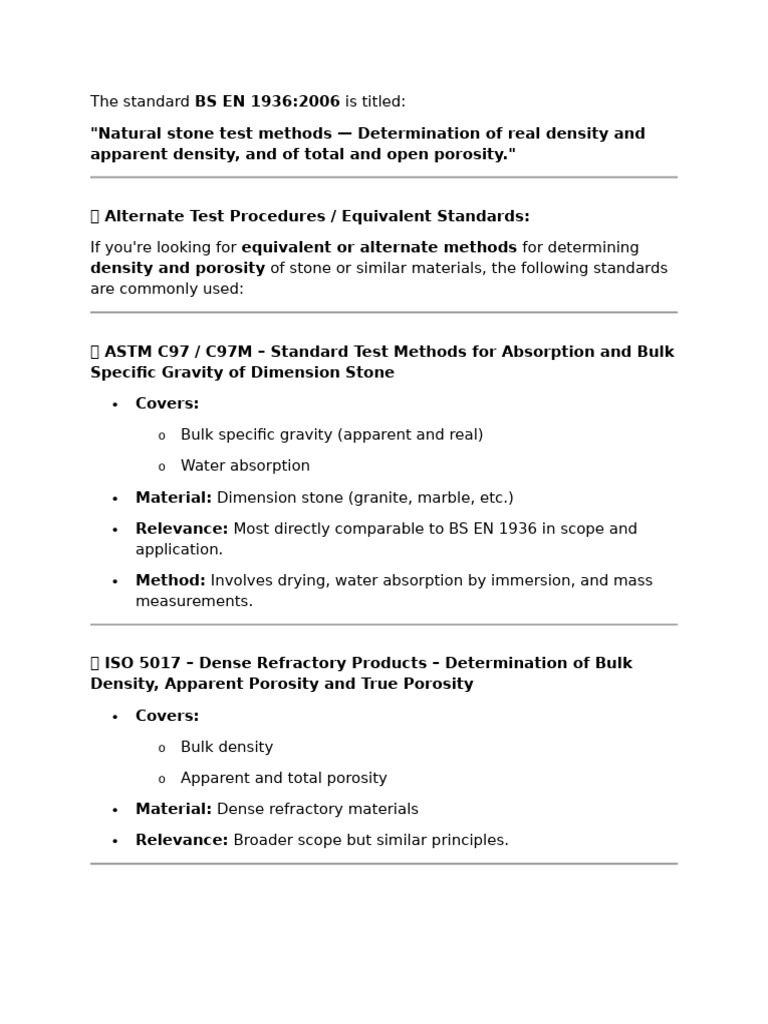 doc 2 | PDF | Density | Refractory