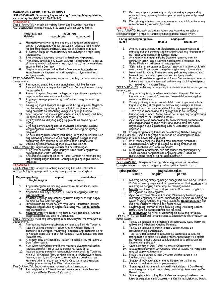 Kabanata1 8 LQ 4THQ | PDF