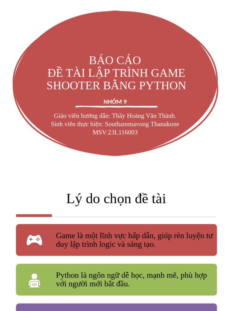 Bài Báo Cáo LT Python - Thanakone | PDF