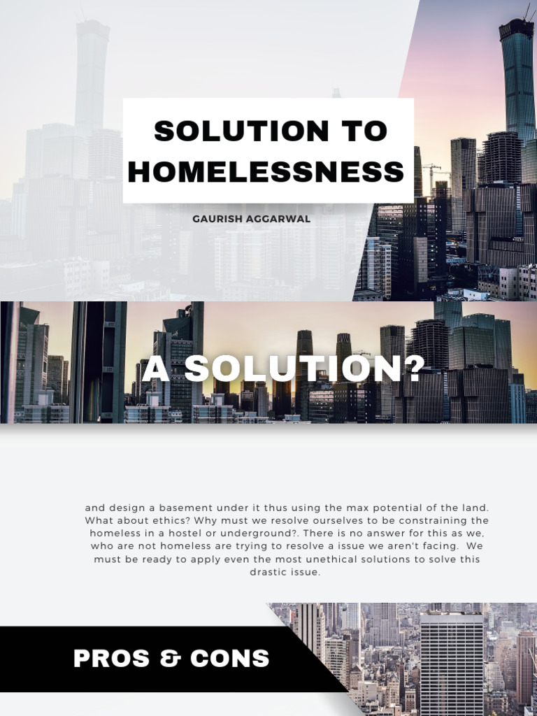 Innovative Bunker Solution for Homelessness | PDF