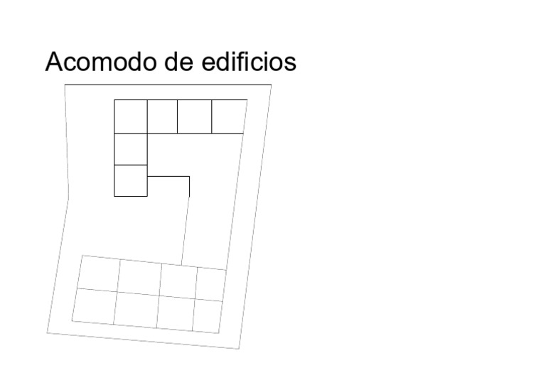 Acomodo de Dificios | PDF