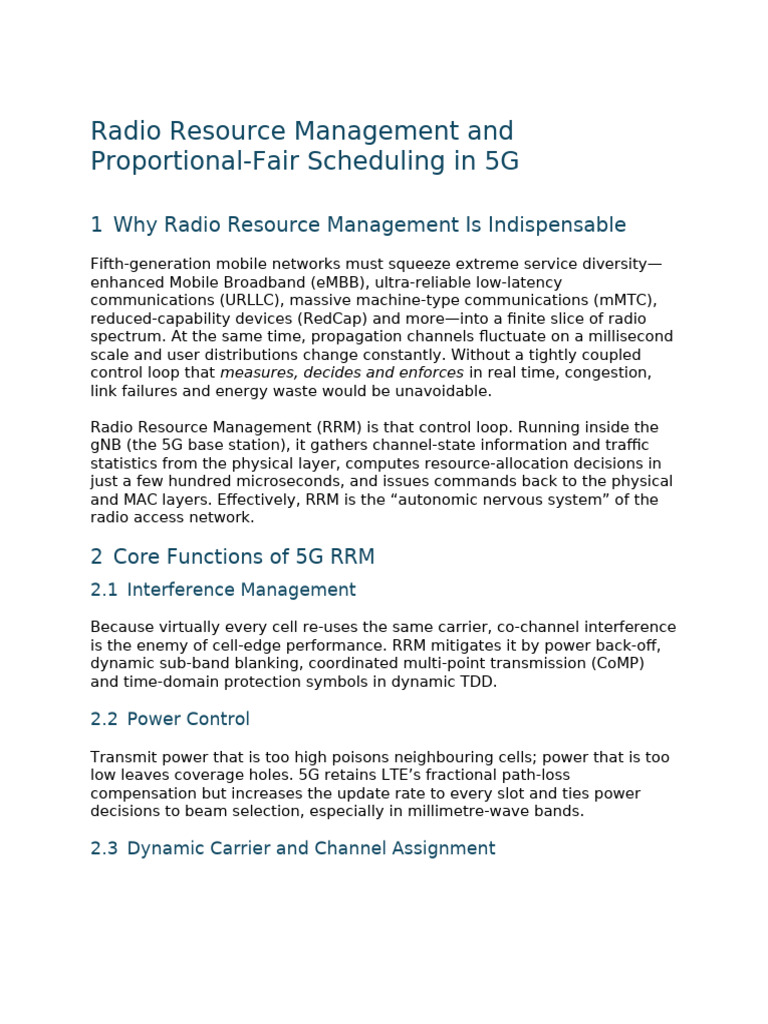 5g NR Channel Models Amc Report | PDF | Radio | Radio Resource Management