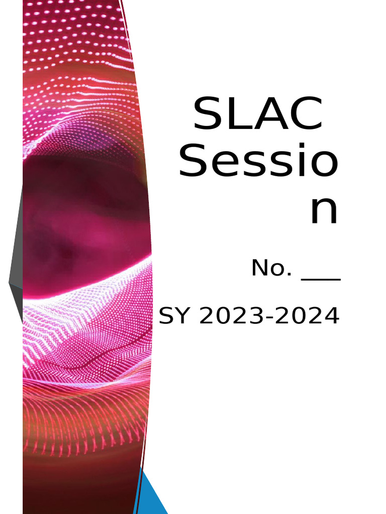 SLAC Session | PDF