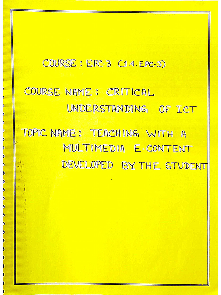Multimedia E - Content | PDF