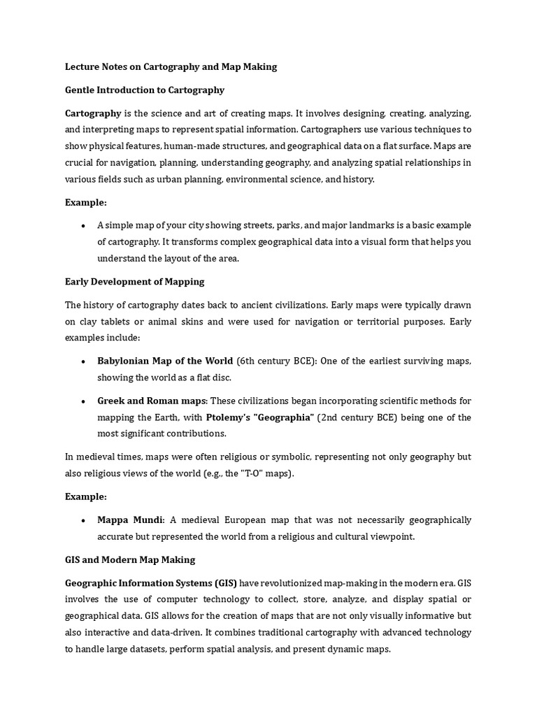 Cartography and Mapmaking | PDF | Cartography | Geography