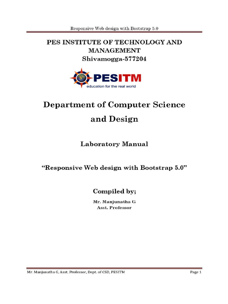 Final Bootstrap Manual | PDF