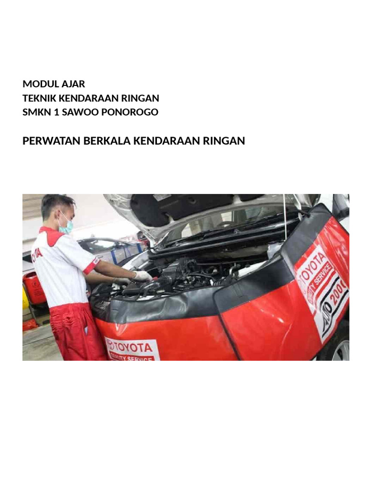 Modul Ajar Perawatan Berkala | PDF