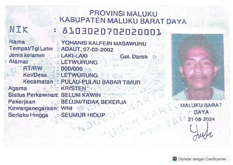 Identitas Tersangka-1 | PDF