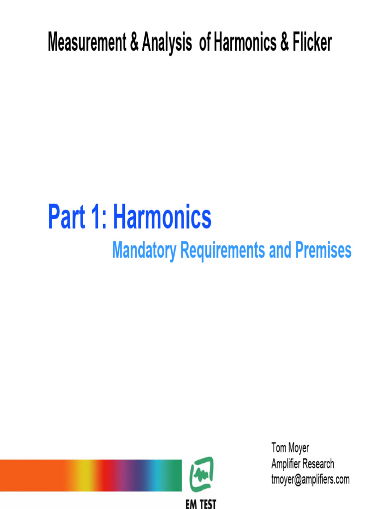 Harmonics | PDF | Mains Electricity | Capacitor