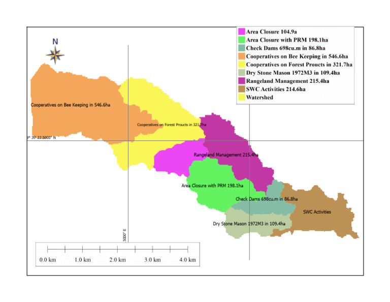 Development Map of Undama CWD in Gerbohah Kebele of Dulesa Woreda | PDF