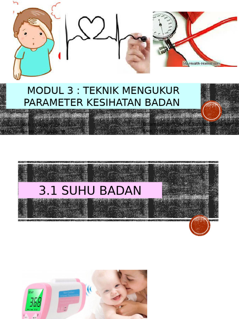 Modul 3 Teknik Mengukur Parameter Kesihatan Badan | PDF