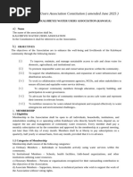 NPO Constitution Template Guide | PDF | Committee | Nonprofit Organization