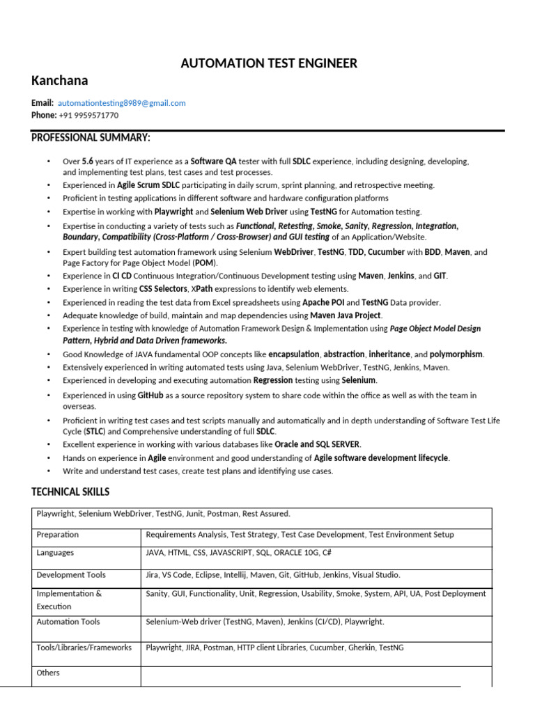 AutomationTesting Playwright Kanchana Updated | PDF | Software Testing ...