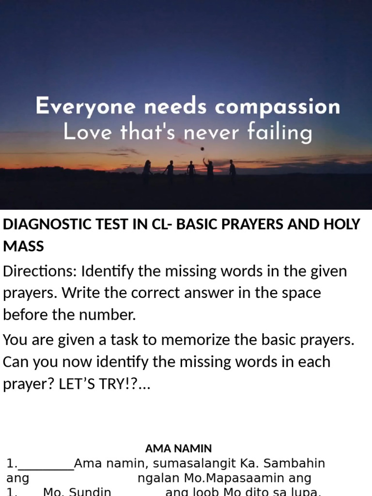 Basic Catholic Prayers - PPTX Explained | PDF