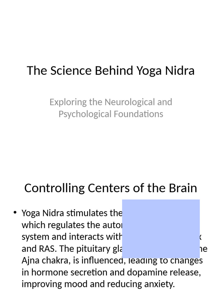 The Science Behind Yoga Nidra With Images | PDF