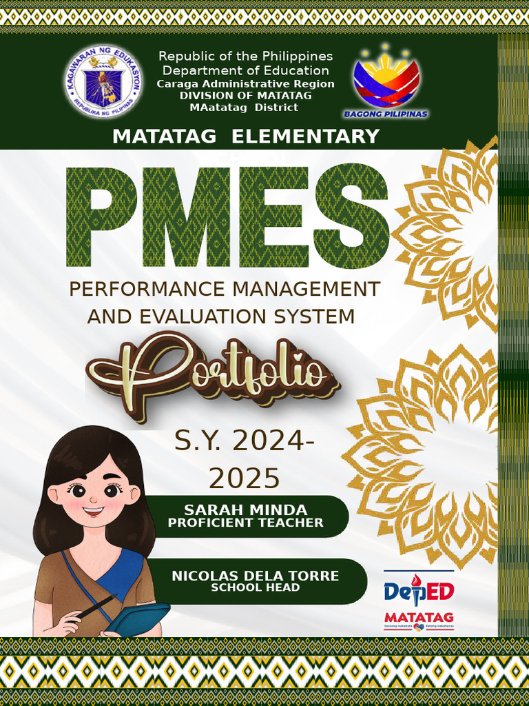 PMES Portfolio Template 2024-2025 | PDF | Learning | Mentorship