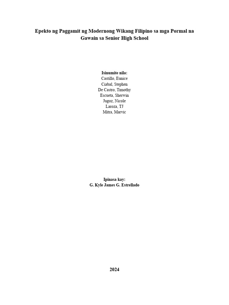 Concept Paper | PDF