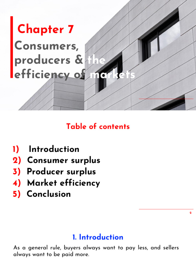 Chapter 7 - Consumers, Producers and Efficiency-1 | PDF | Economic ...