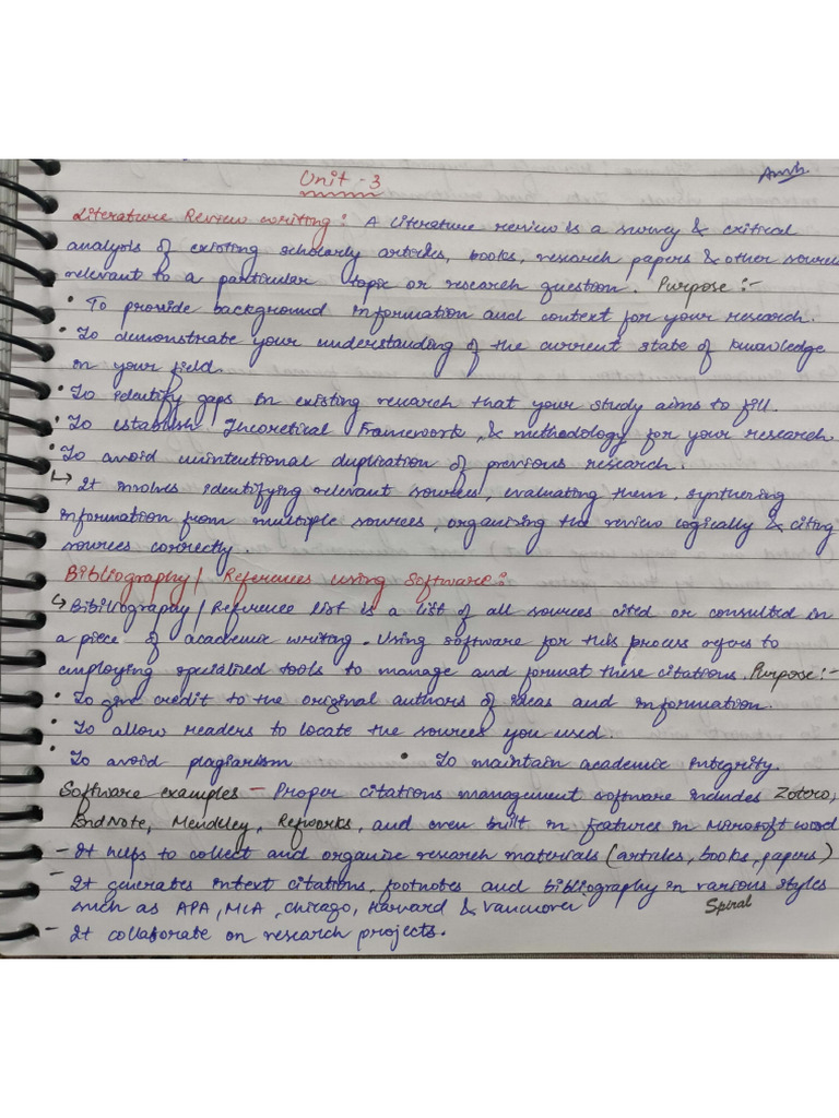 Unit 3 RM Notes | PDF