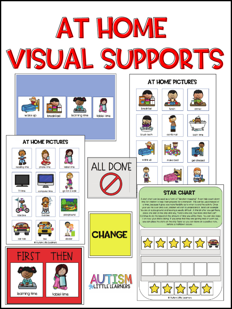 Free at Home Visual Supports | PDF