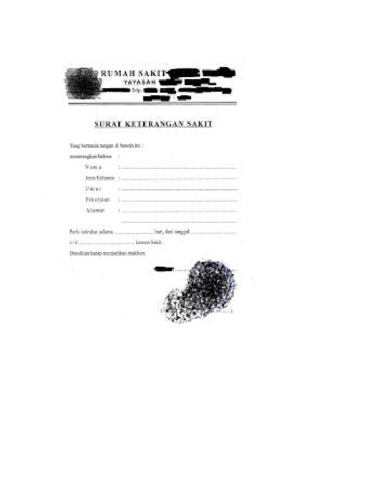 Contoh Blanko Surat | PDF