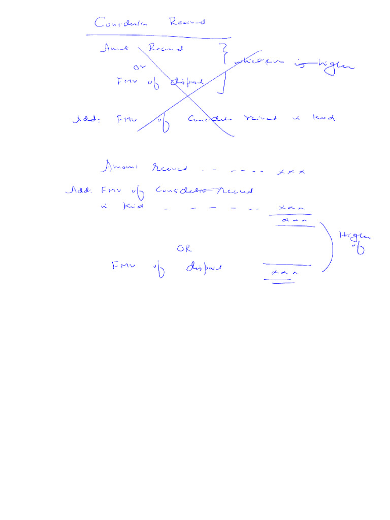 Basic Formula of Consideration Received - 14.6.25 | PDF