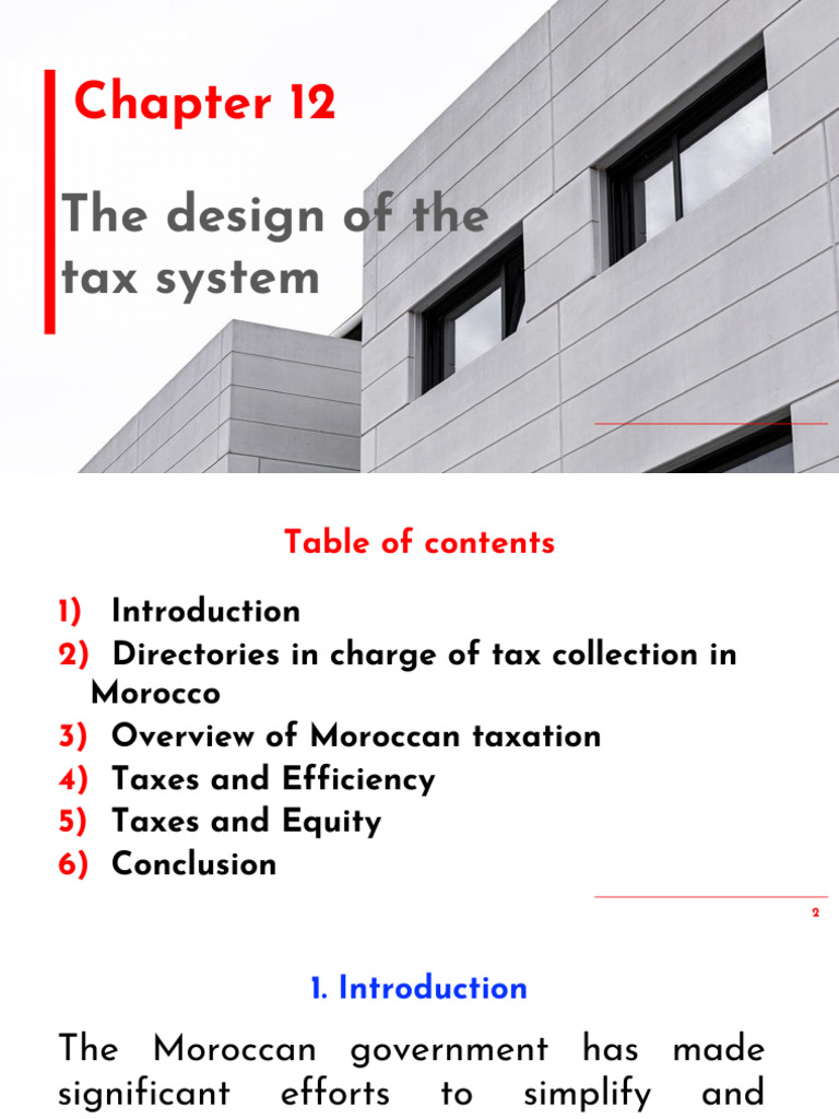 Chapter 12 - Design of Tax System | PDF | Taxes | Corporate Tax
