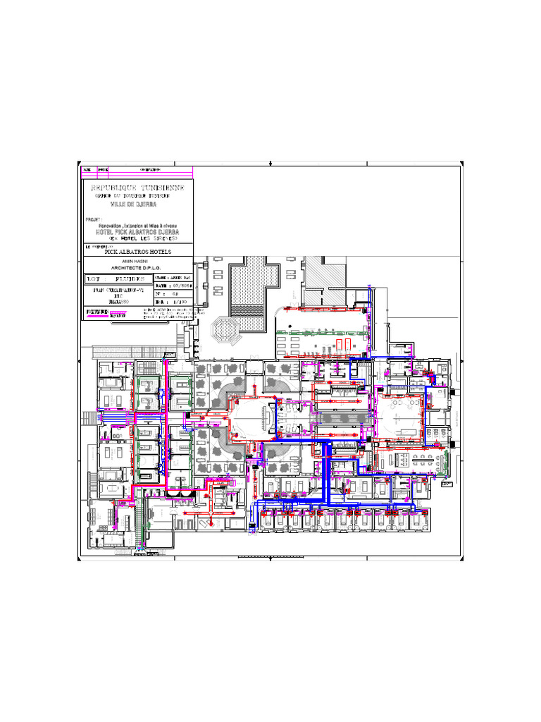 Plan Climatisation Variante 1 RDC Thalasso | PDF